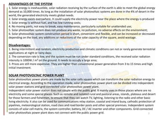 solar photovolatic power system | PPTX
