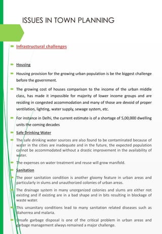 PROBLEMS IN INDIA REGARDING TOWN PLANNING. | PDF