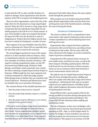 Best Practices for Capital Improvement Programs | PDF