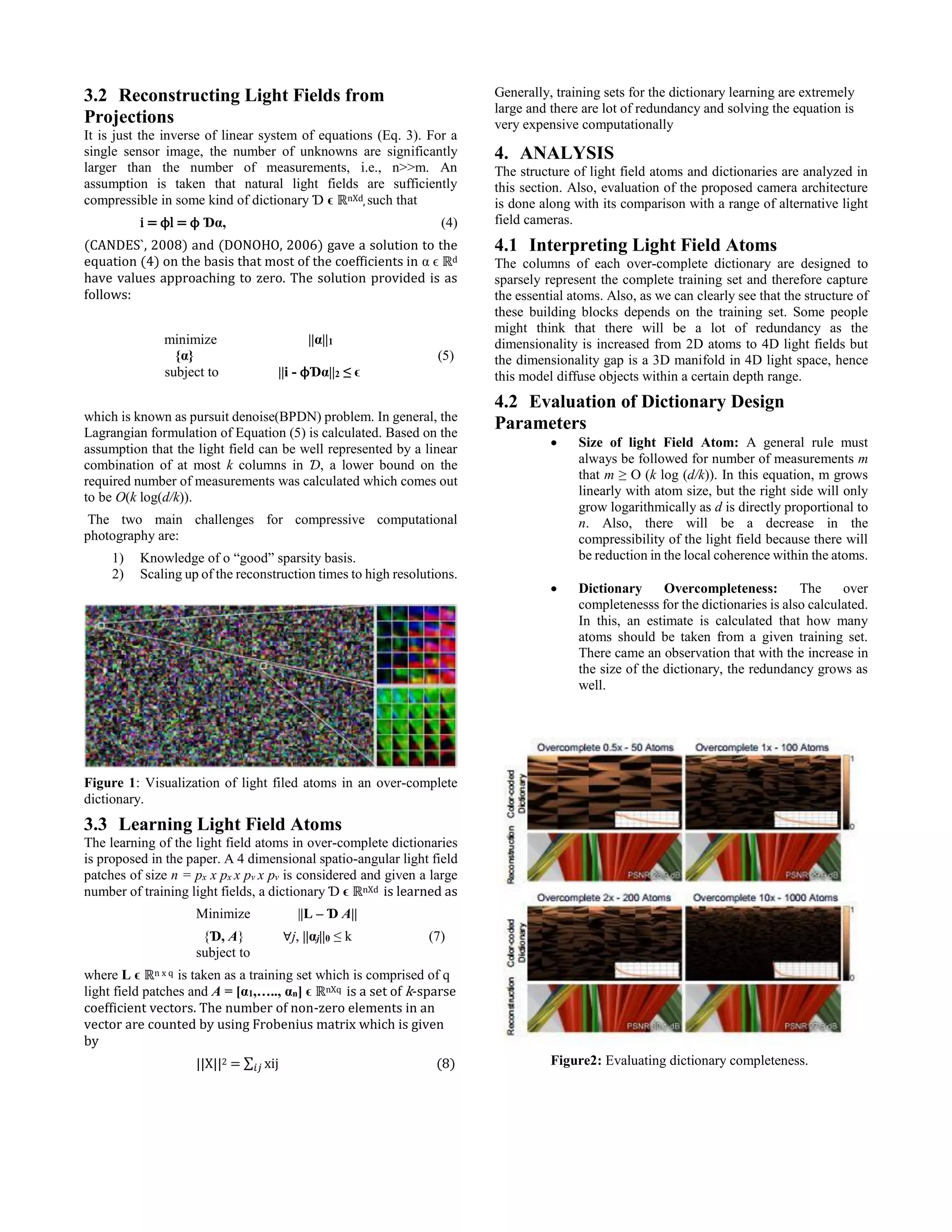 Compressive Light Field Photography using Overcomplete Dictionaries and ...