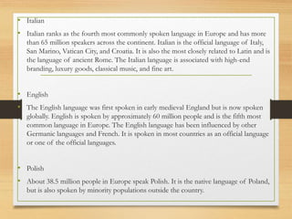 EUROPEAN LITERATURE | PPTX