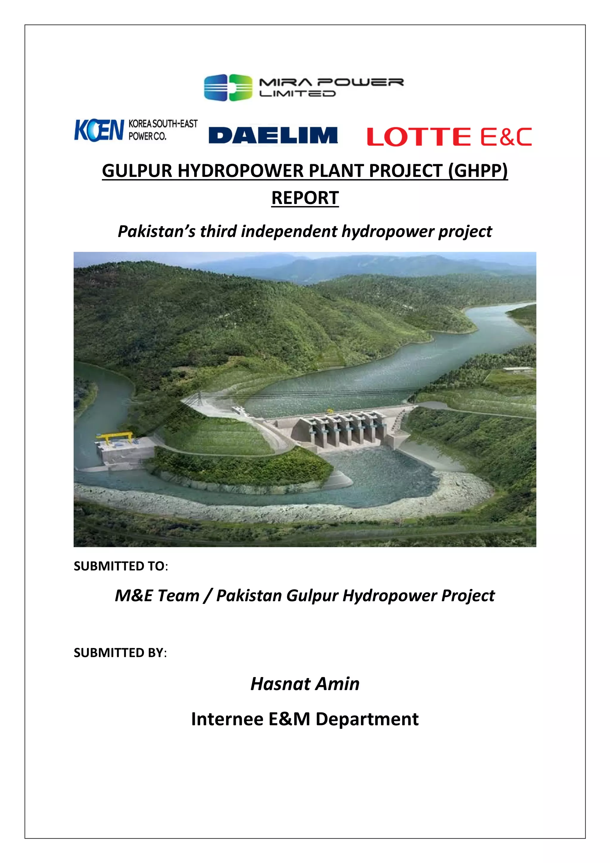 Gulpur Hydropower Plant Project Full Report 2019 | PDF