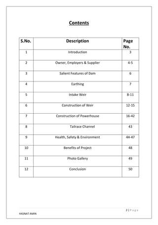 Gulpur Hydropower Plant Project Full Report 2019 | PDF