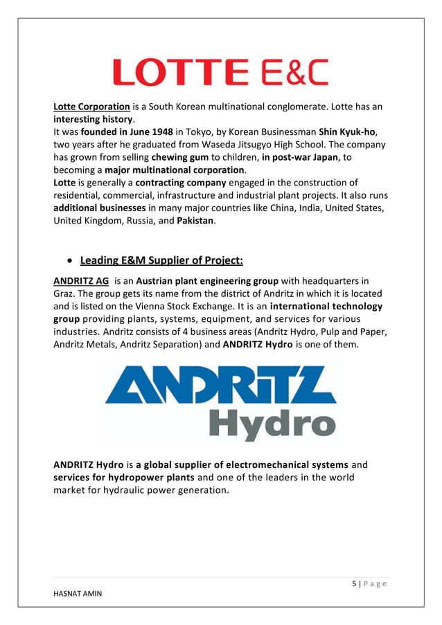 Gulpur Hydropower Plant Project Full Report 2019 | PDF