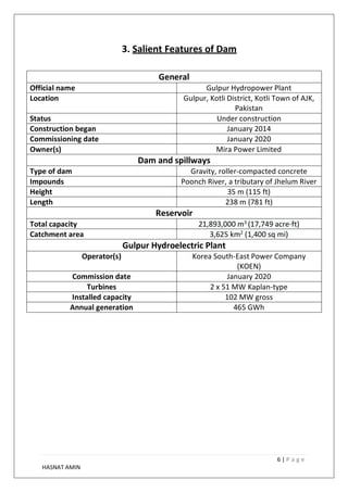 Gulpur Hydropower Plant Project Full Report 2019 | PDF