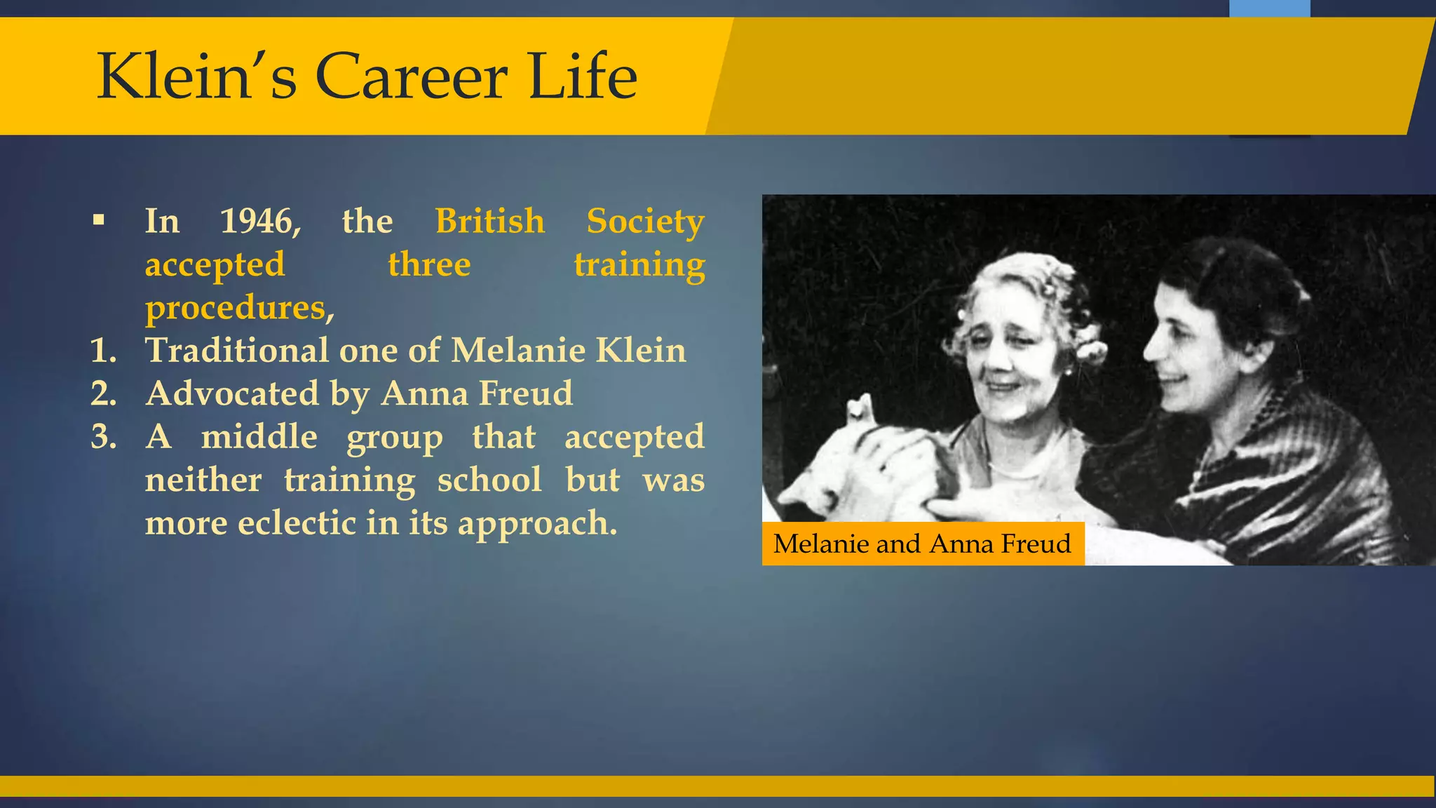 Object Relation Theory Melanie Klein Pptx