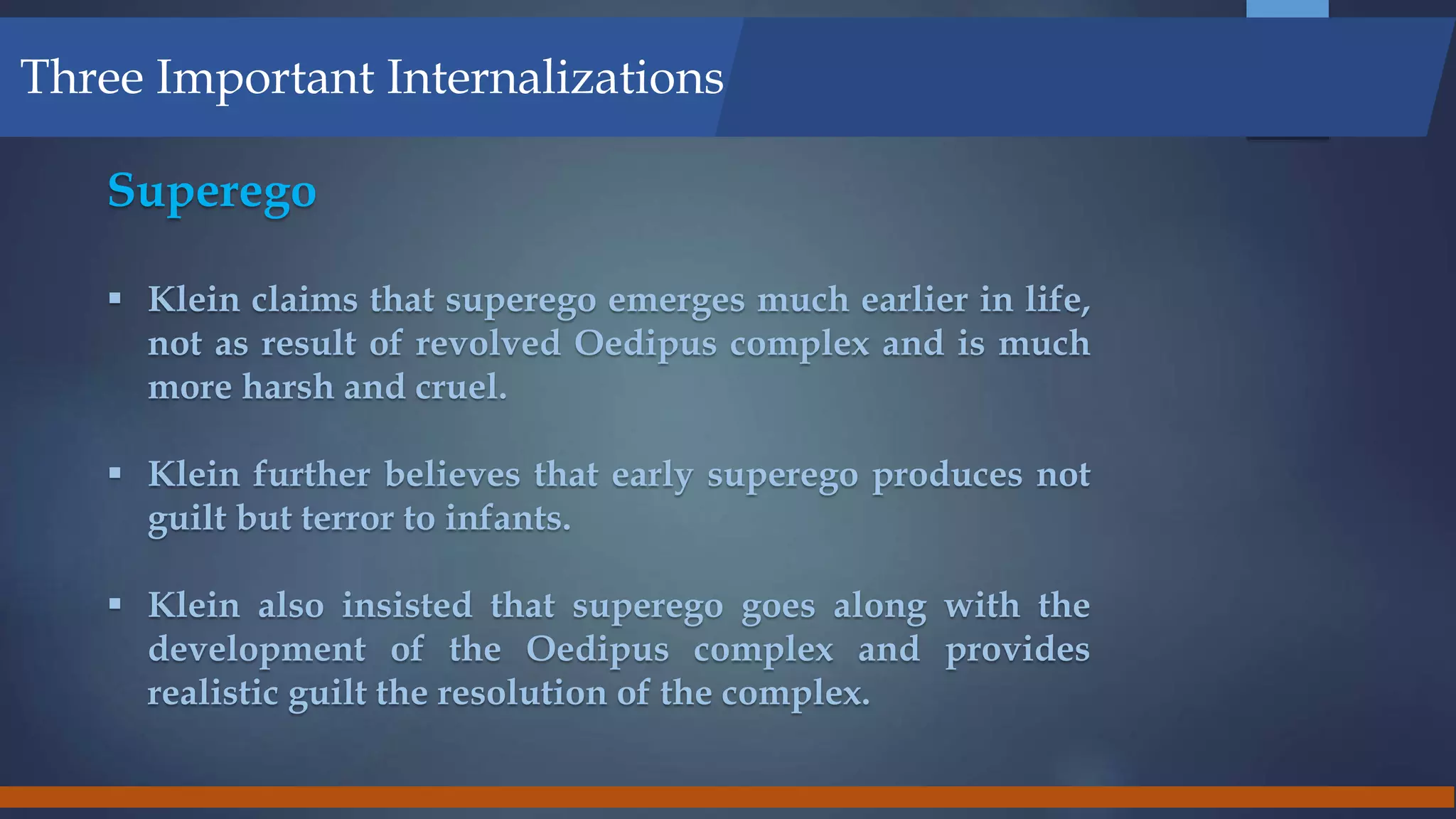 Object Relation Theory Melanie Klein Pptx