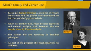 Object Relation Theory - Melanie Klein | PPTX