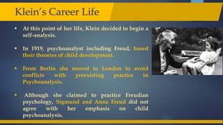 Object Relation Theory - Melanie Klein | PPTX