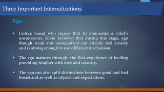 Object Relation Theory - Melanie Klein | PPT