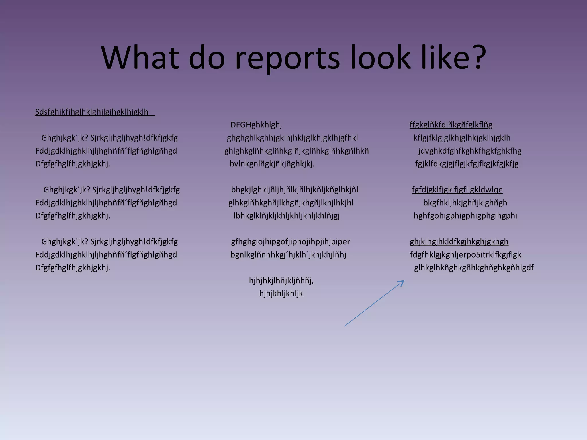 report writing | PPT