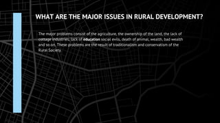 REPORT # 4 RURAL DEVELOPMENT | PPTX
