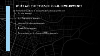 REPORT # 4 RURAL DEVELOPMENT | PPTX
