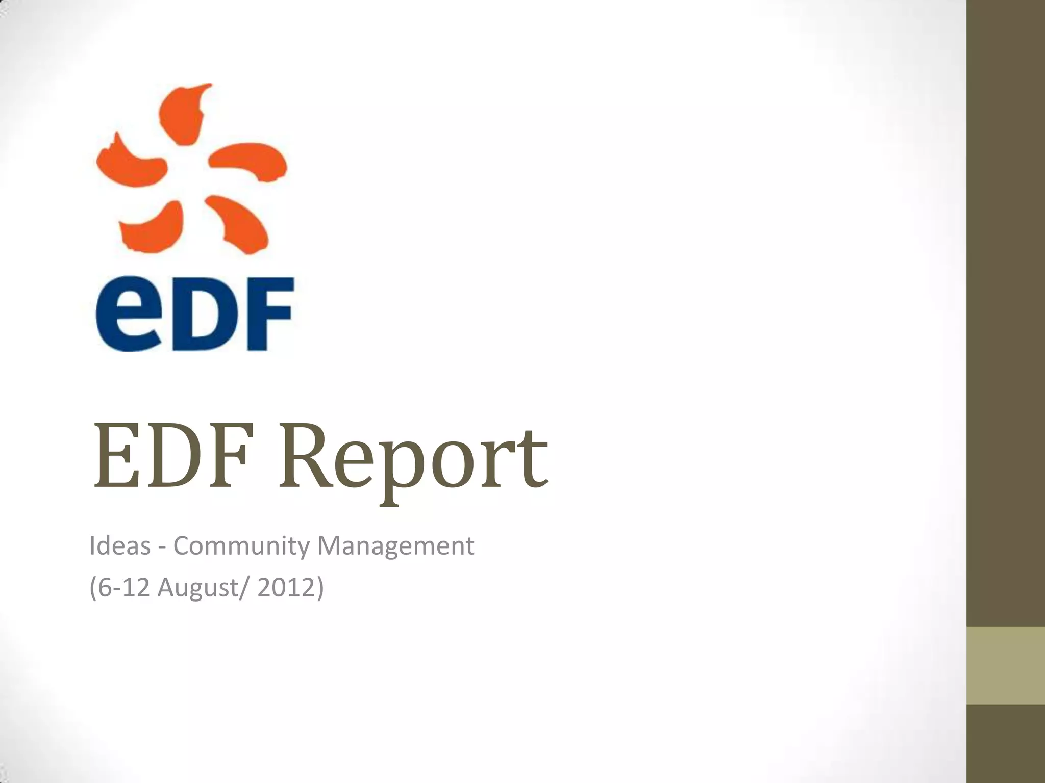 Report EDF - Olympics | PPTX