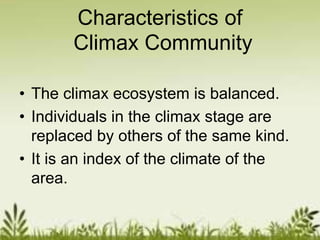 Ecotone and edge effects & ecological succession | PPTX