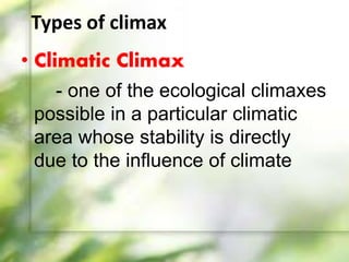 Ecotone and edge effects & ecological succession | PPTX