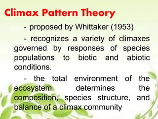 Ecotone and edge effects & ecological succession | PPTX