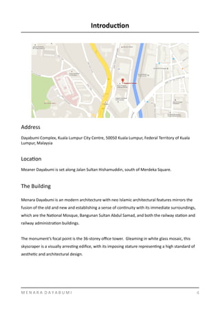 Menara Dayabumi Analysis Report | PDF