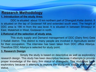 Report on Dairy Firm | PPTX