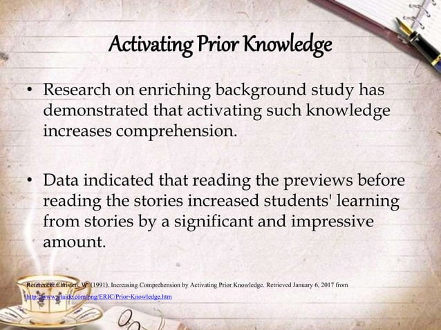 Activating Prior Knowledge | PPTX