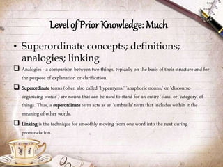 Activating Prior Knowledge | PPTX