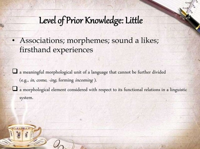 Activating Prior Knowledge | PPTX