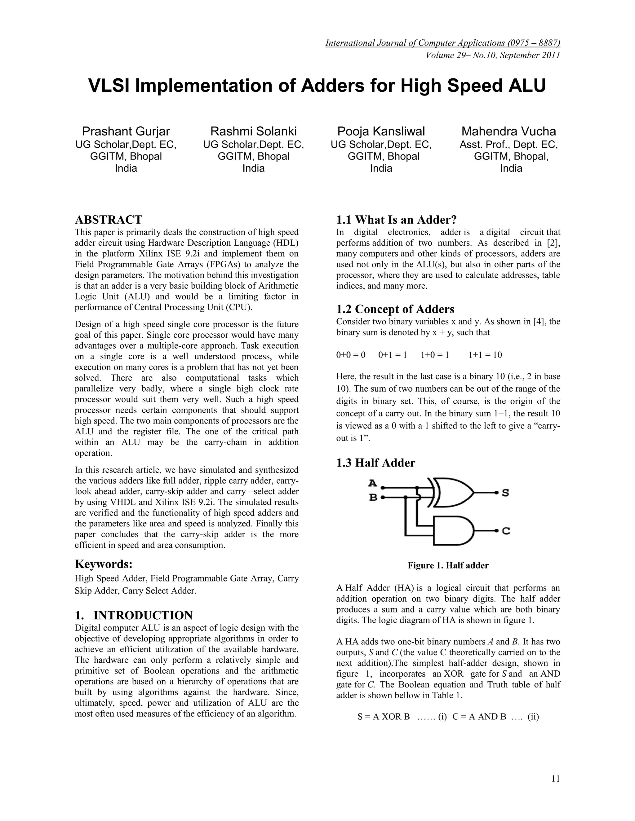 Report adders | PDF | Programming Languages | Computing