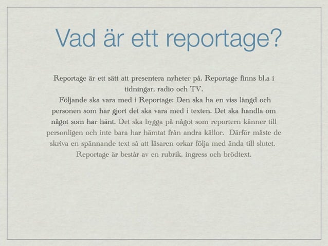 Reportage | KEY