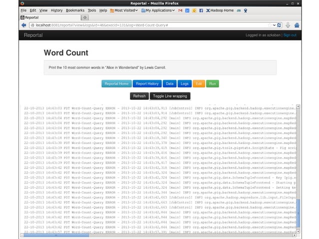 Reportal example | ODP