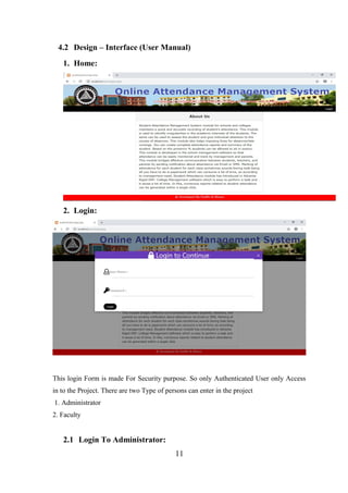 Online Attendance Management System | DOC