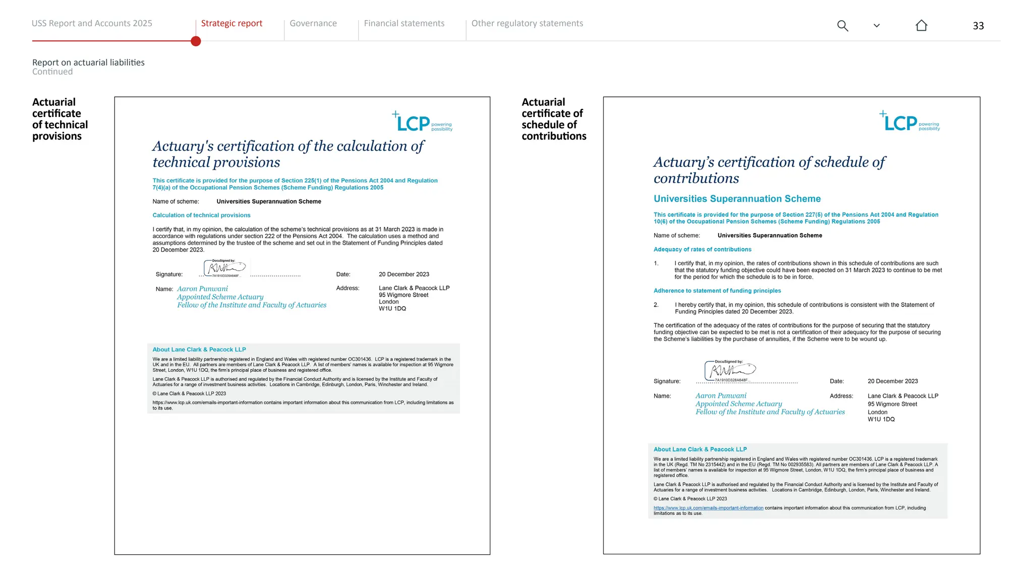 USS pension Report and Accounts 2025.pdf