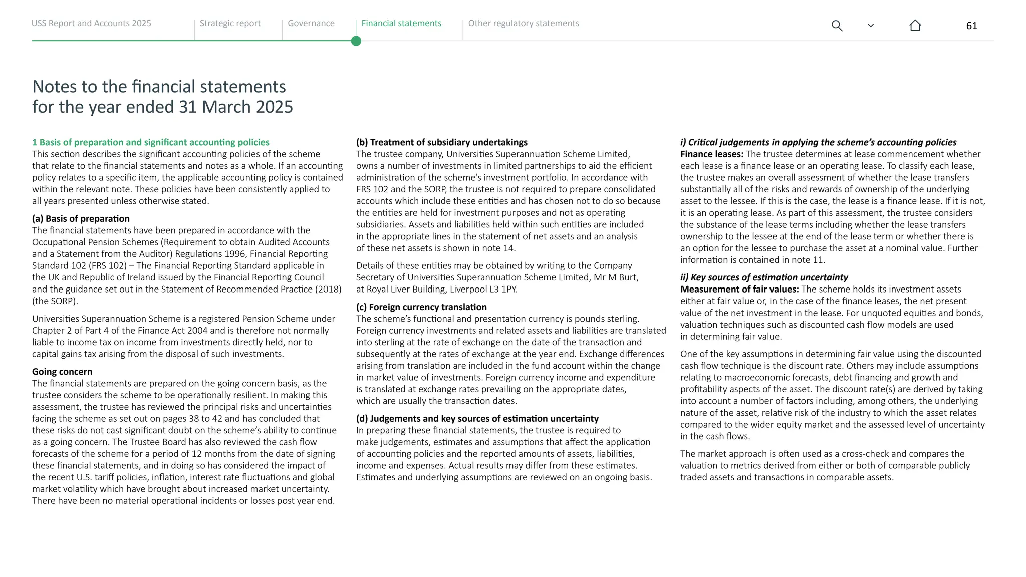 USS pension Report and Accounts 2025.pdf