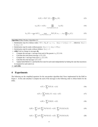 Tutorial on Belief Propagation in Bayesian Networks | PDF