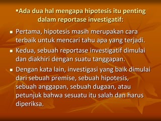 Reportase investigatif | PPTX