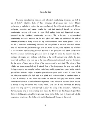 Traditional manufacturing processes vs Advanced manufacturing processes ...