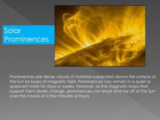 activities of the sun | PPTX