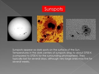 activities of the sun | PPTX