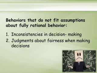 BEHAVIORAL ECONOMICS | PPTX