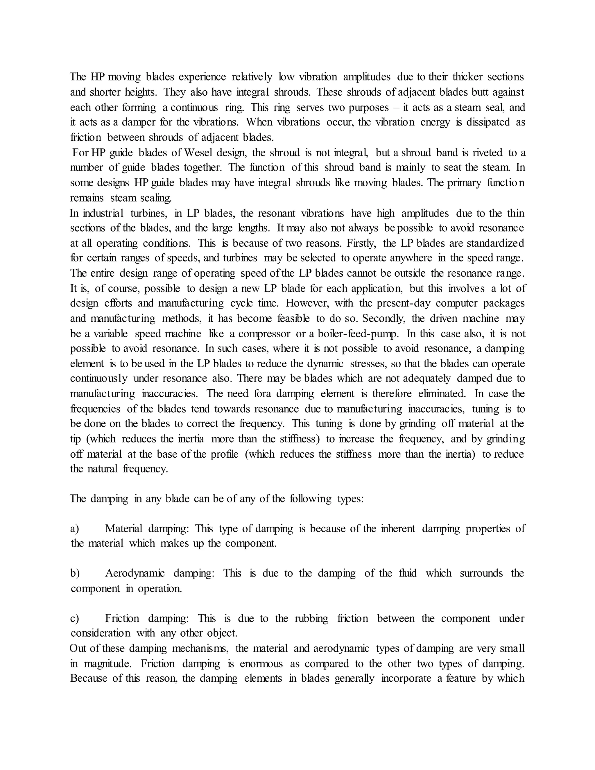 Turbine manufacturing at BHEL Haridwar | DOCX