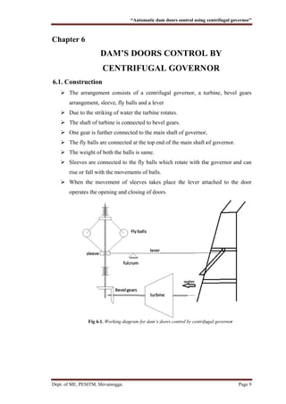 AUTOMATIC DAM DOOR CONTROL USING CENTRIFUGAL GOVERNOR | PDF