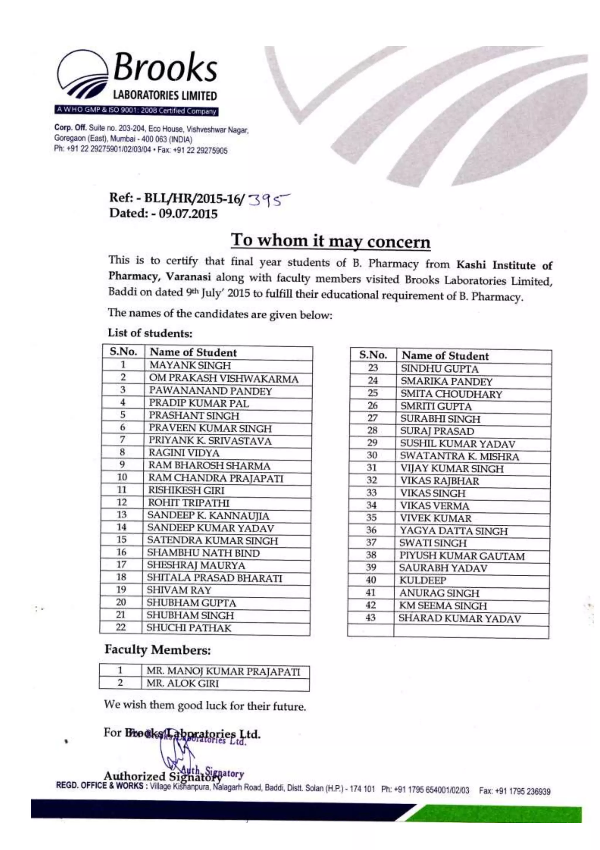 Pharmacy Industrial Report By Praveen Singh B.phrma final year | DOCX