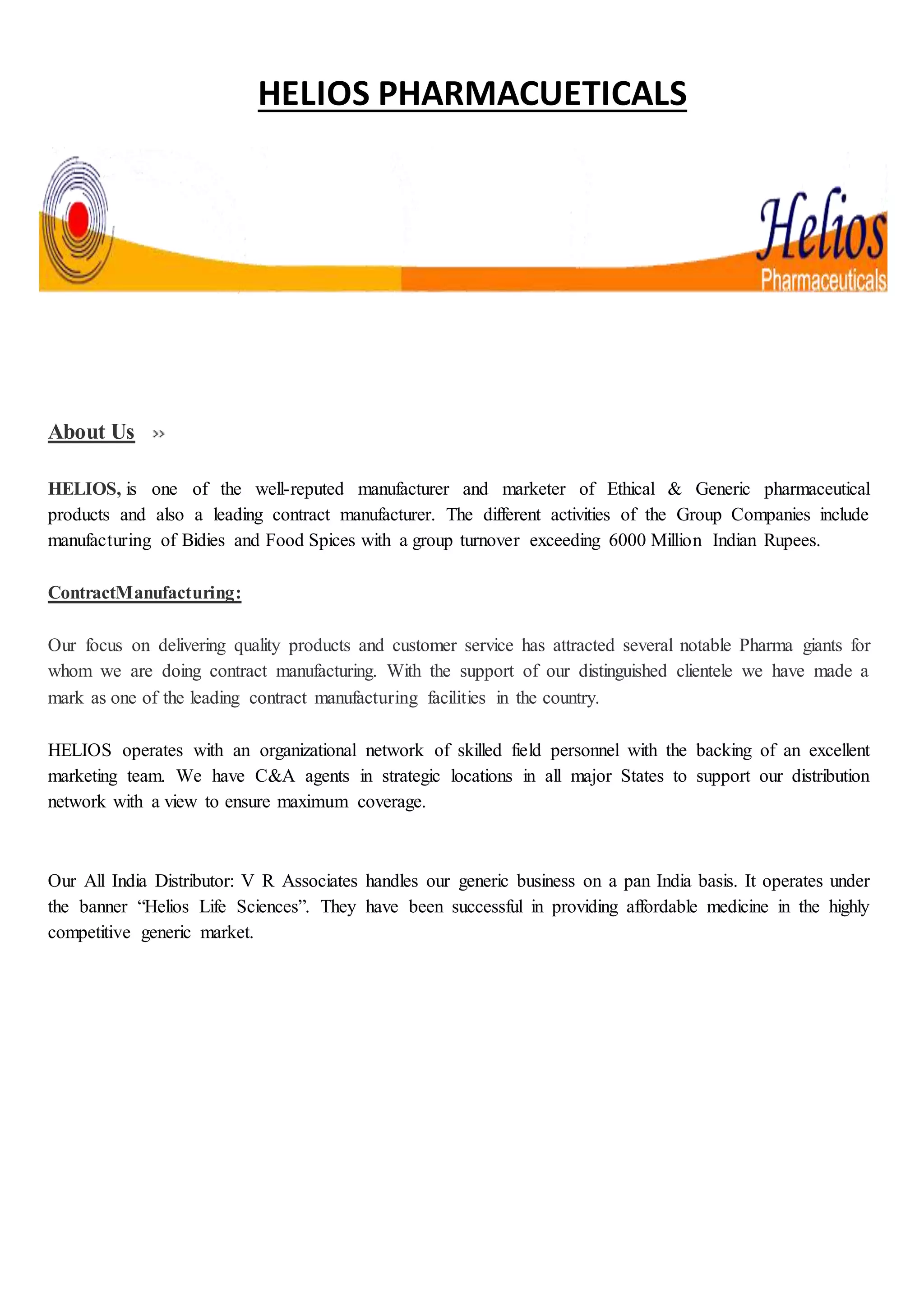 Pharmacy Industrial Report By Praveen Singh B.phrma final year | DOCX