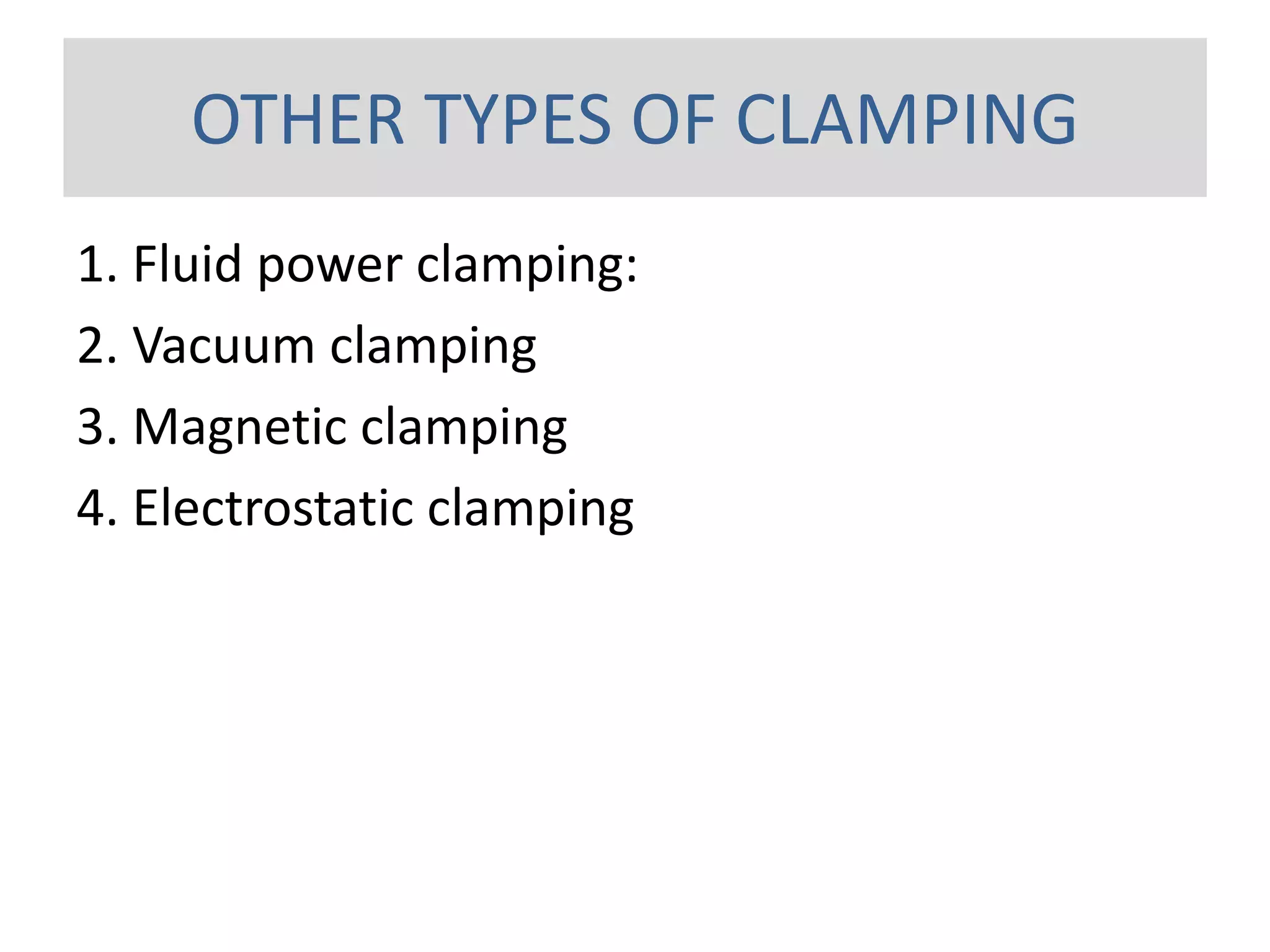 clamping mechanisms | PDF