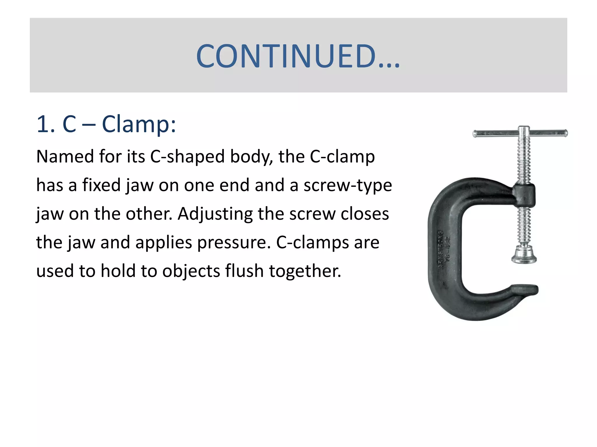 clamping mechanisms | PDF