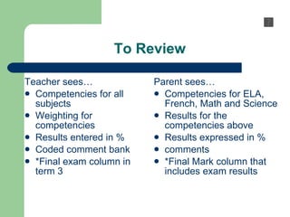 Report card presentation | PPT