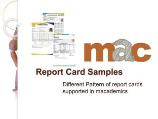 Report cardsamples | PPSX