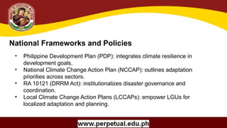 Report_Climate Change Adaptation and Disaster Risk Reduction in the ...