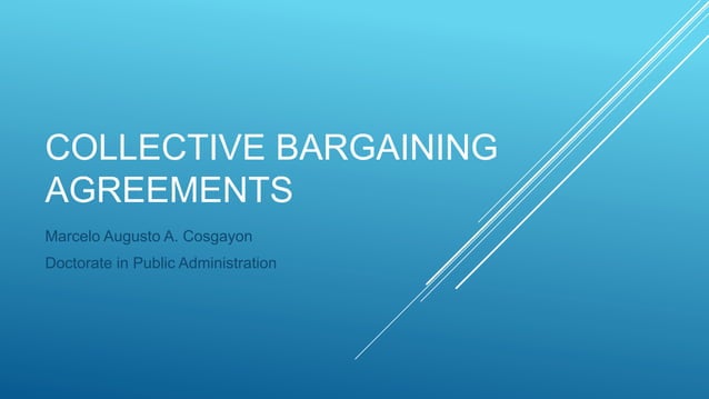 Collective Bargaining Agreements | PPTX