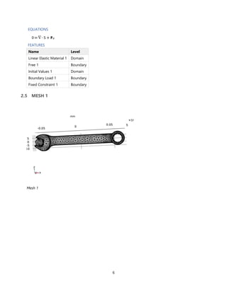 fea analysis of wrench using comsol multiphysics | PDF