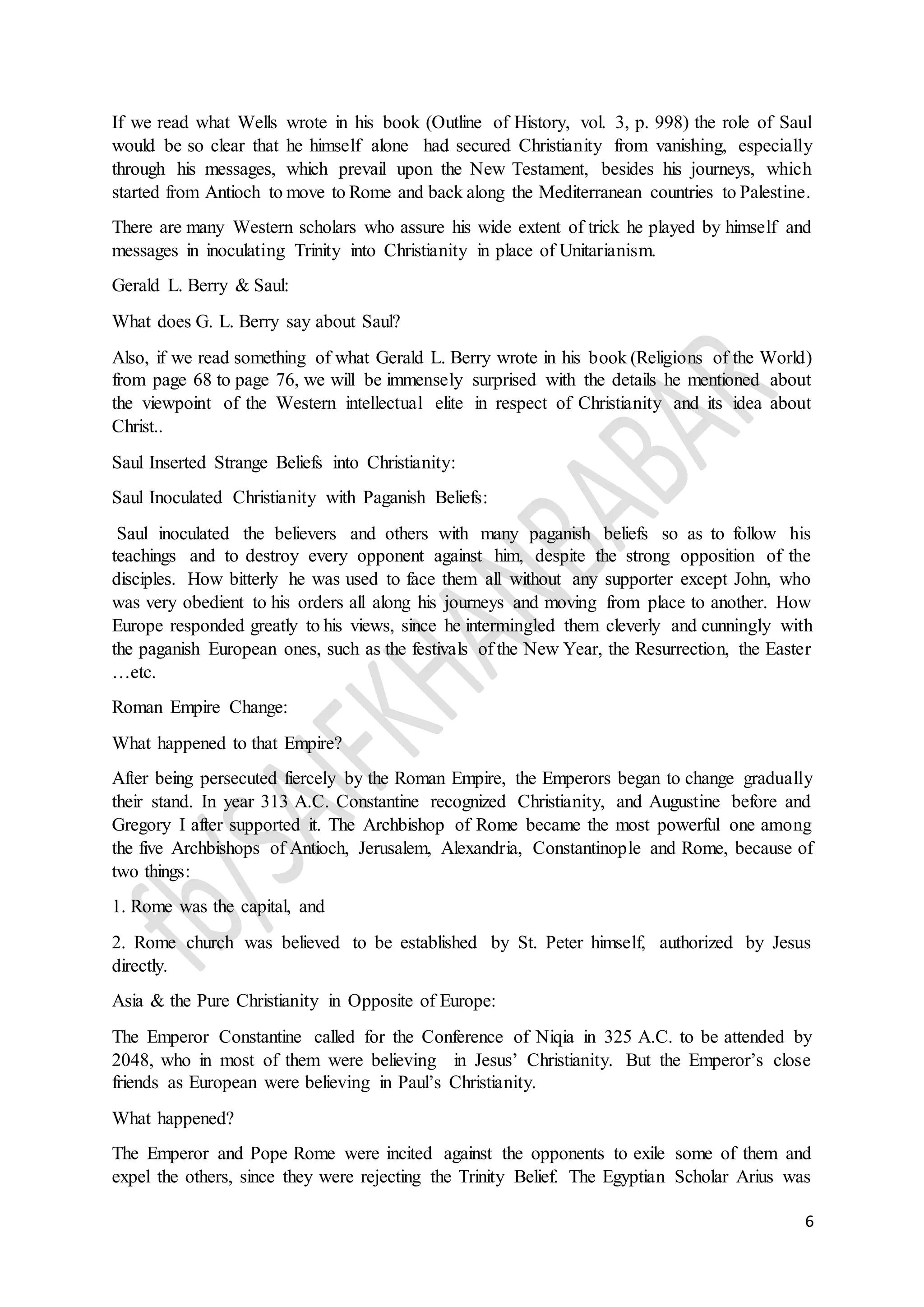 Report on Comparative Religion in Malaysia | Saif Khan Babar | DOCX